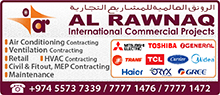 AL RAWNAQ INTERNATIONAL COMMERCIAL PROJECTS in Doha, Qatar